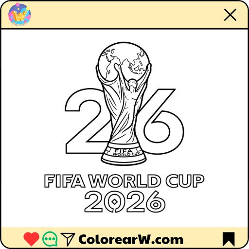 15 World Cup 2026 coloring pages - Enjoy Today